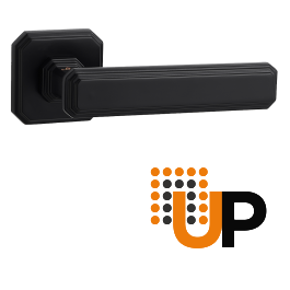 Door Euro Handle BERLIN for Magnetic Lock, Black, Dummy — United Porte