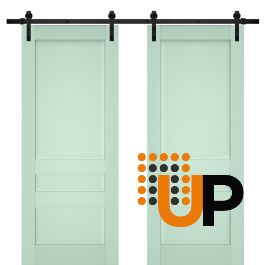 Double laminate sliding classic interior barn double door | Veregio ...