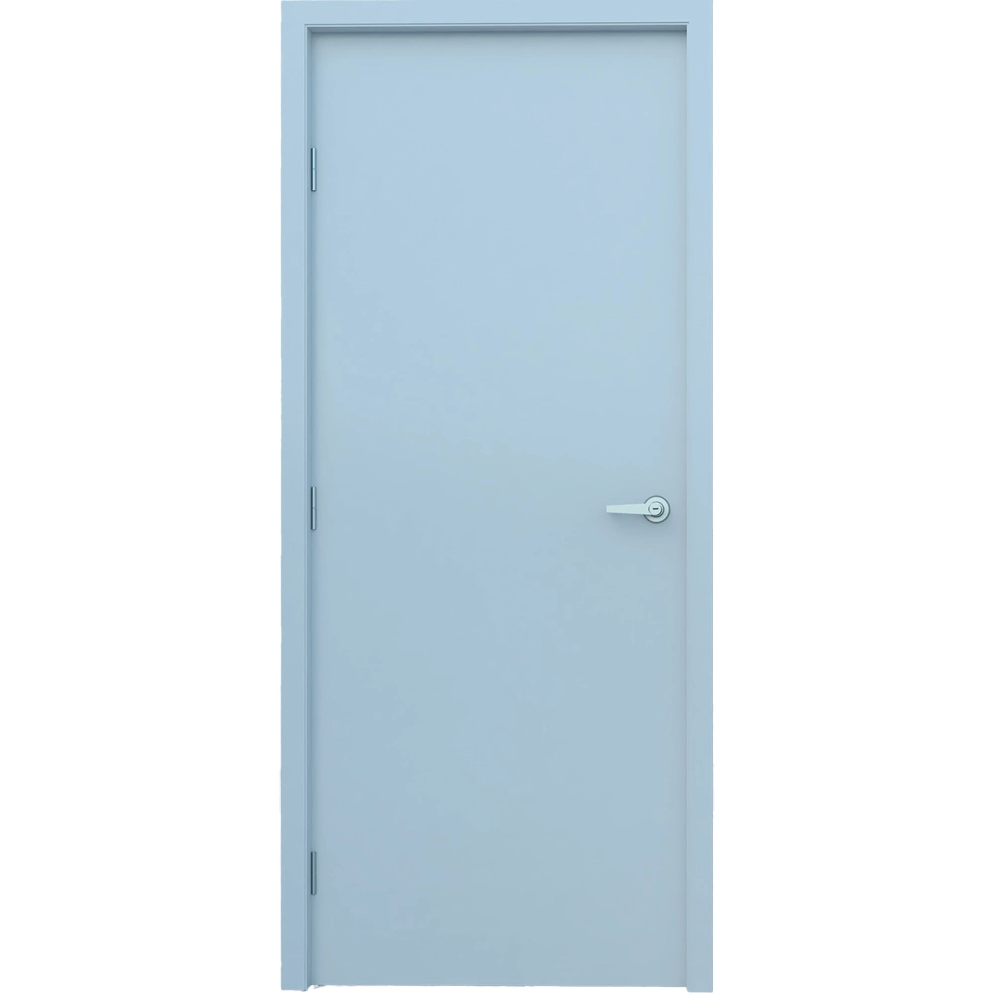 Firerated 90 Min Interior Door | 1888 Primed White | Single Flush Panel ...