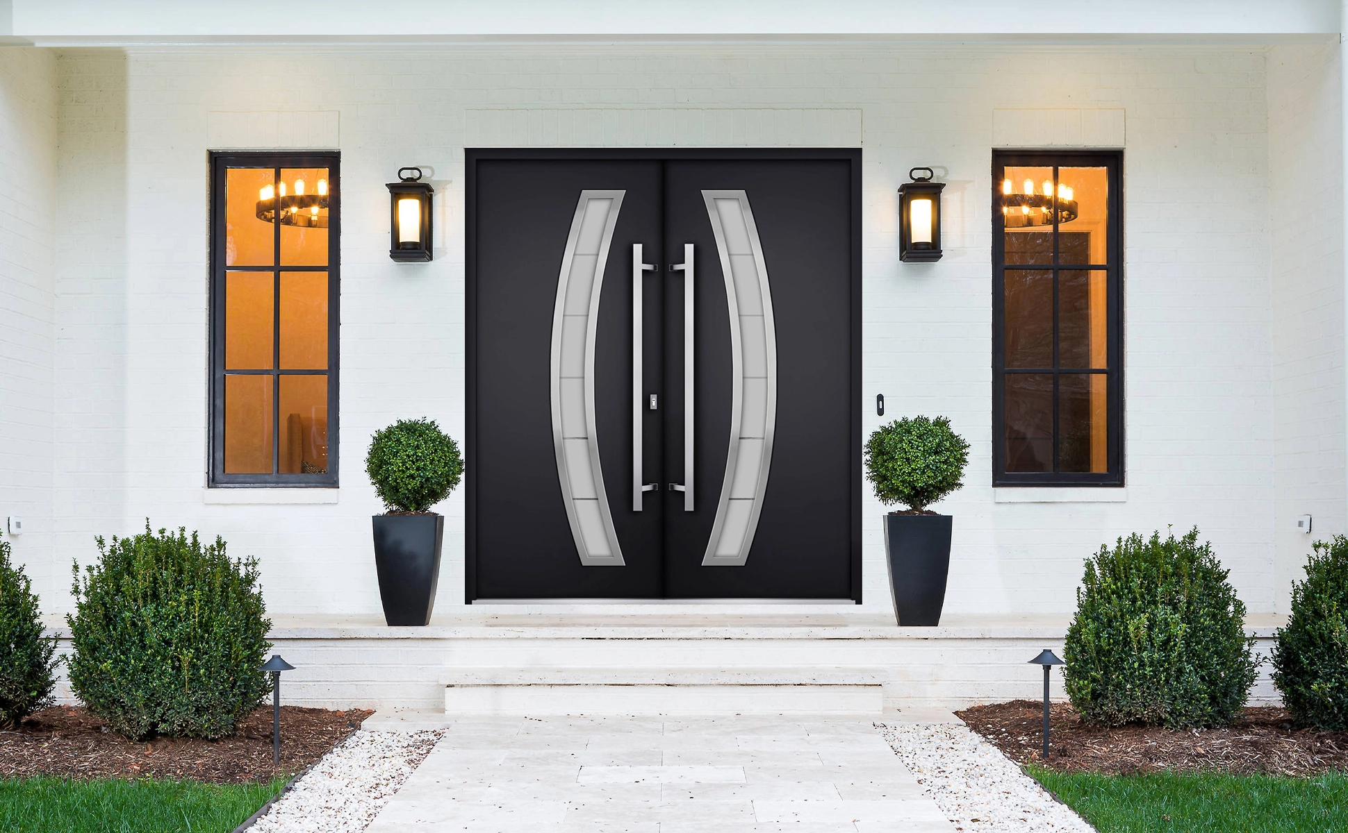 Modern Front Double Doors